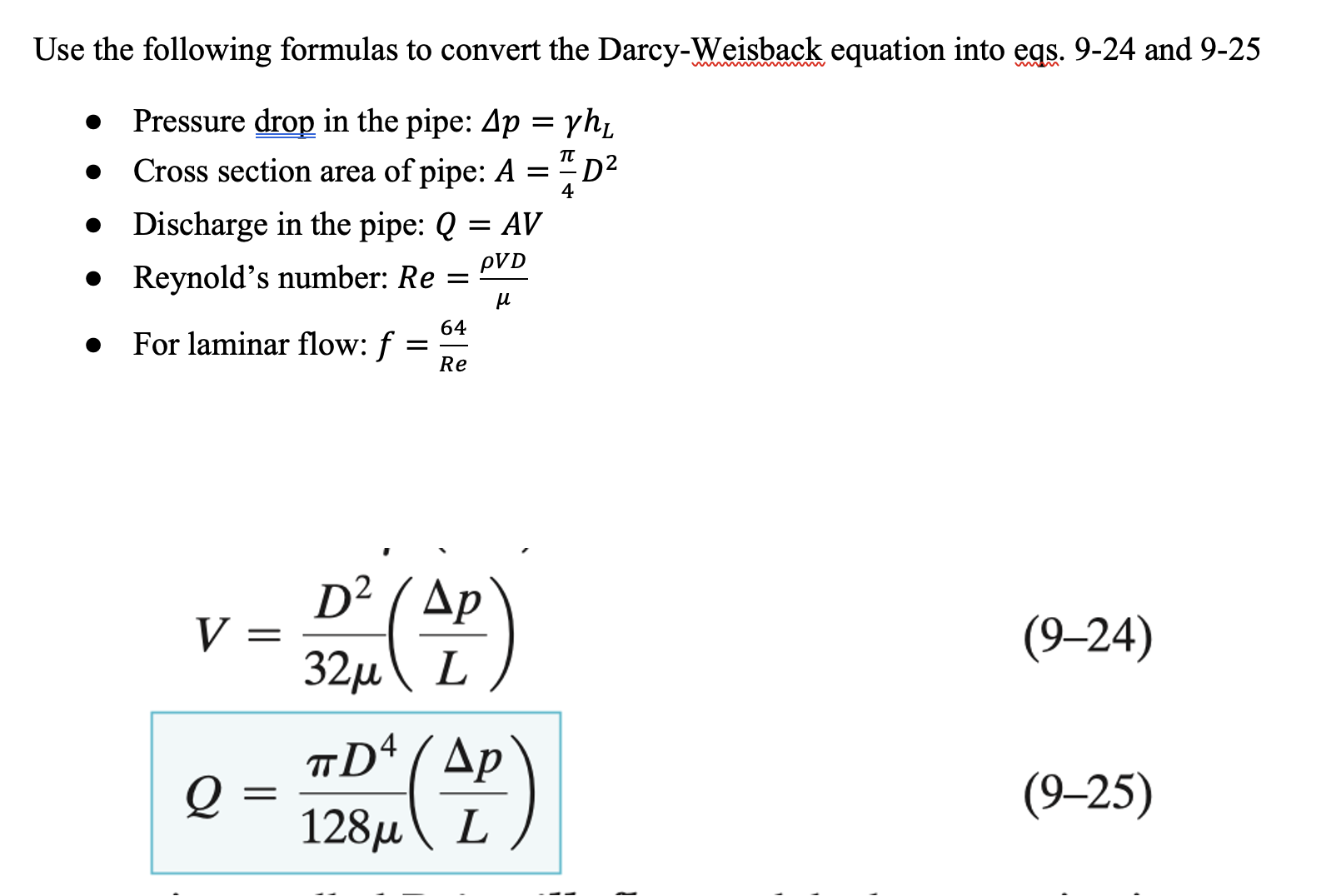Solved Use the following formulas to convert the | Chegg.com