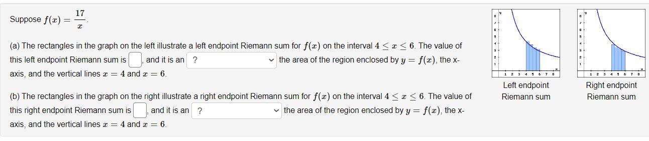Solved Suppose f(x)=x17. (a) The rectangles in the graph on | Chegg.com
