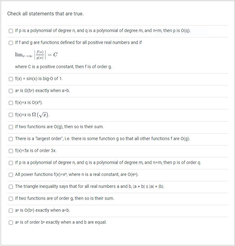Solved Check all statements that are true. If p is a | Chegg.com