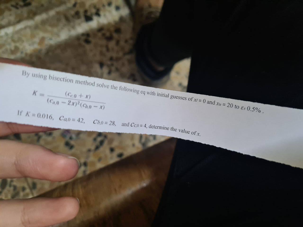 Solved By using bisection method solve the following eq with | Chegg.com