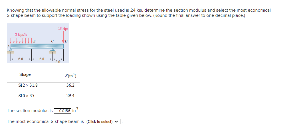 Solved Knowing that the allowable normal stress for the | Chegg.com
