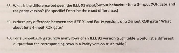 Solved 38. What is the difference between the IEEE 91 | Chegg.com