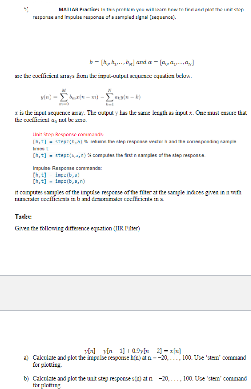 Solved 5 Matlab Practice In This Problem You Will Learn 
