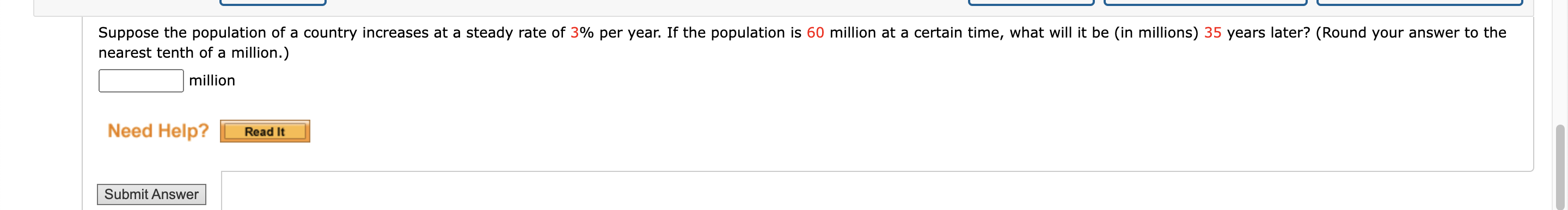 Solved nearest tenth of a million.) million | Chegg.com