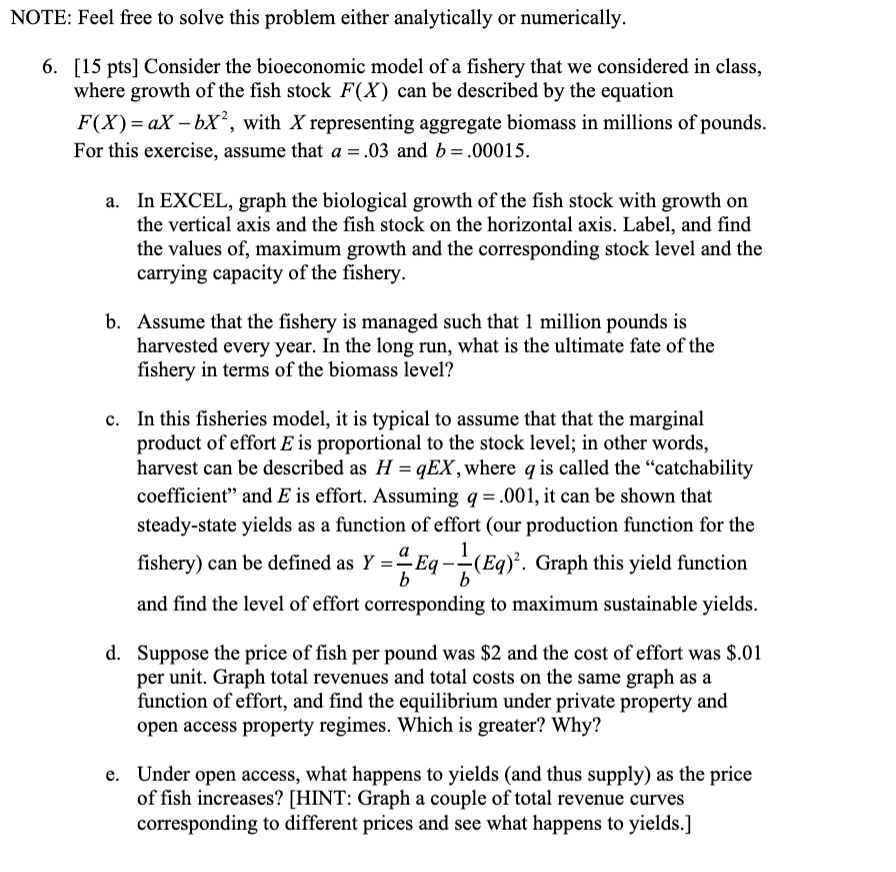 Solved Feel free to solve this problem either analytically | Chegg.com