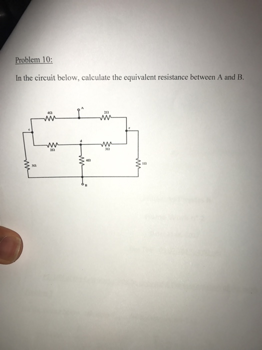 Solved In the circuit below, calculate the equivalent | Chegg.com