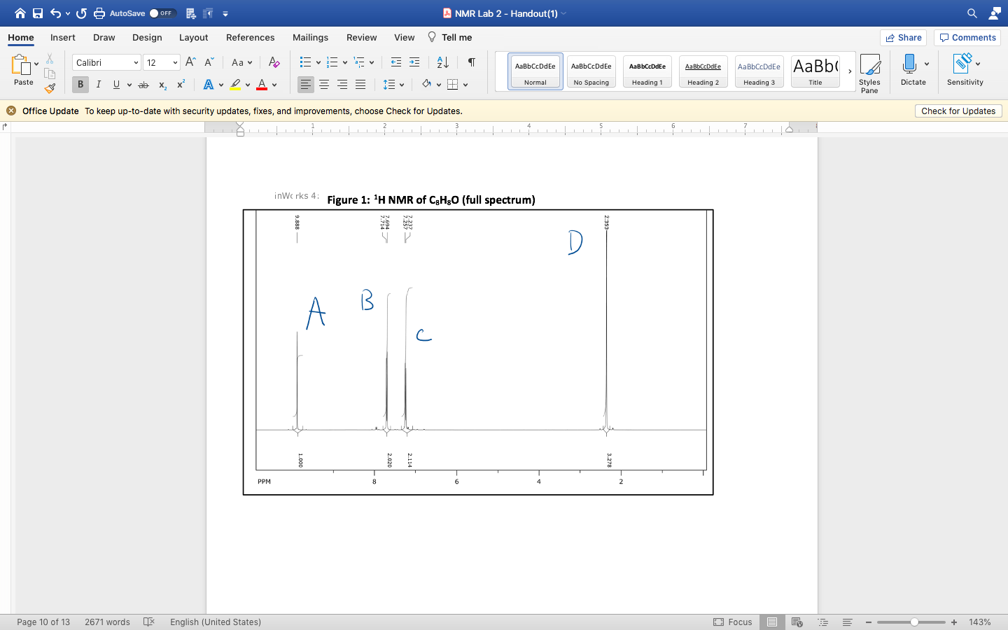 Solved Determine the structure of the unknown C8H8O by using | Chegg.com