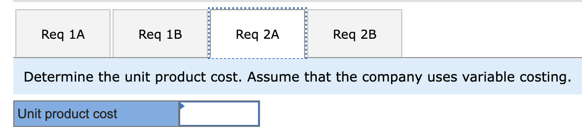Solved Problem 6-20 (Algo) Variable and Absorption Costing | Chegg.com