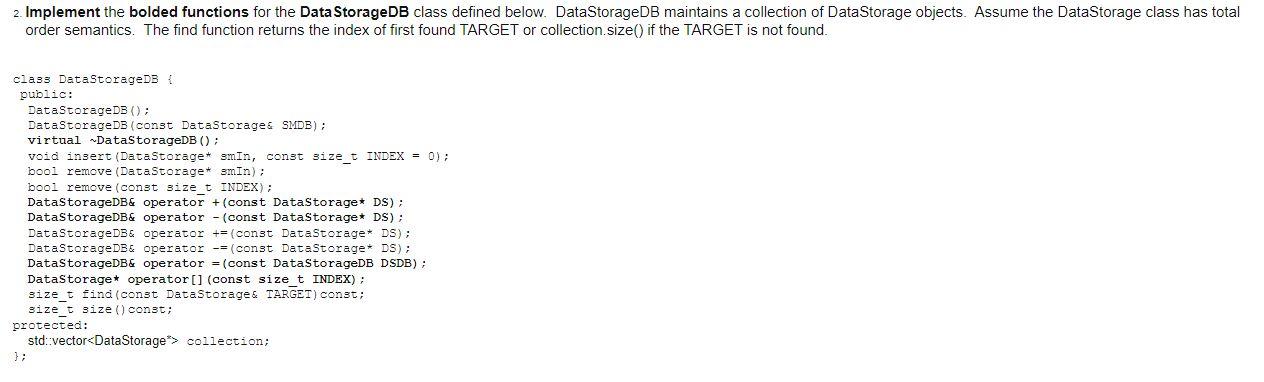 Solved 1. Create an abstract base class definition and | Chegg.com