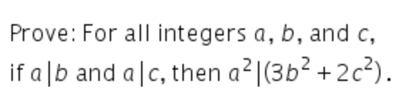 Solved Prove: For all integers a, b, and c, if aſb and a|c, | Chegg.com