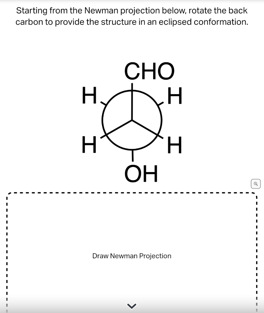Solved Starting from the Newman projection below, rotate the | Chegg.com