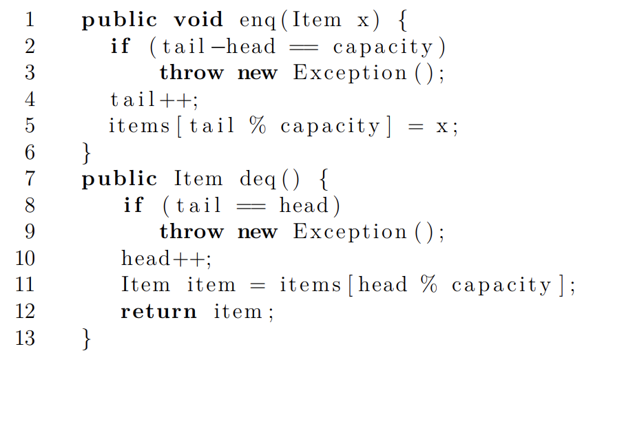 Solved The art of multiprocessor programming Consider the | Chegg.com