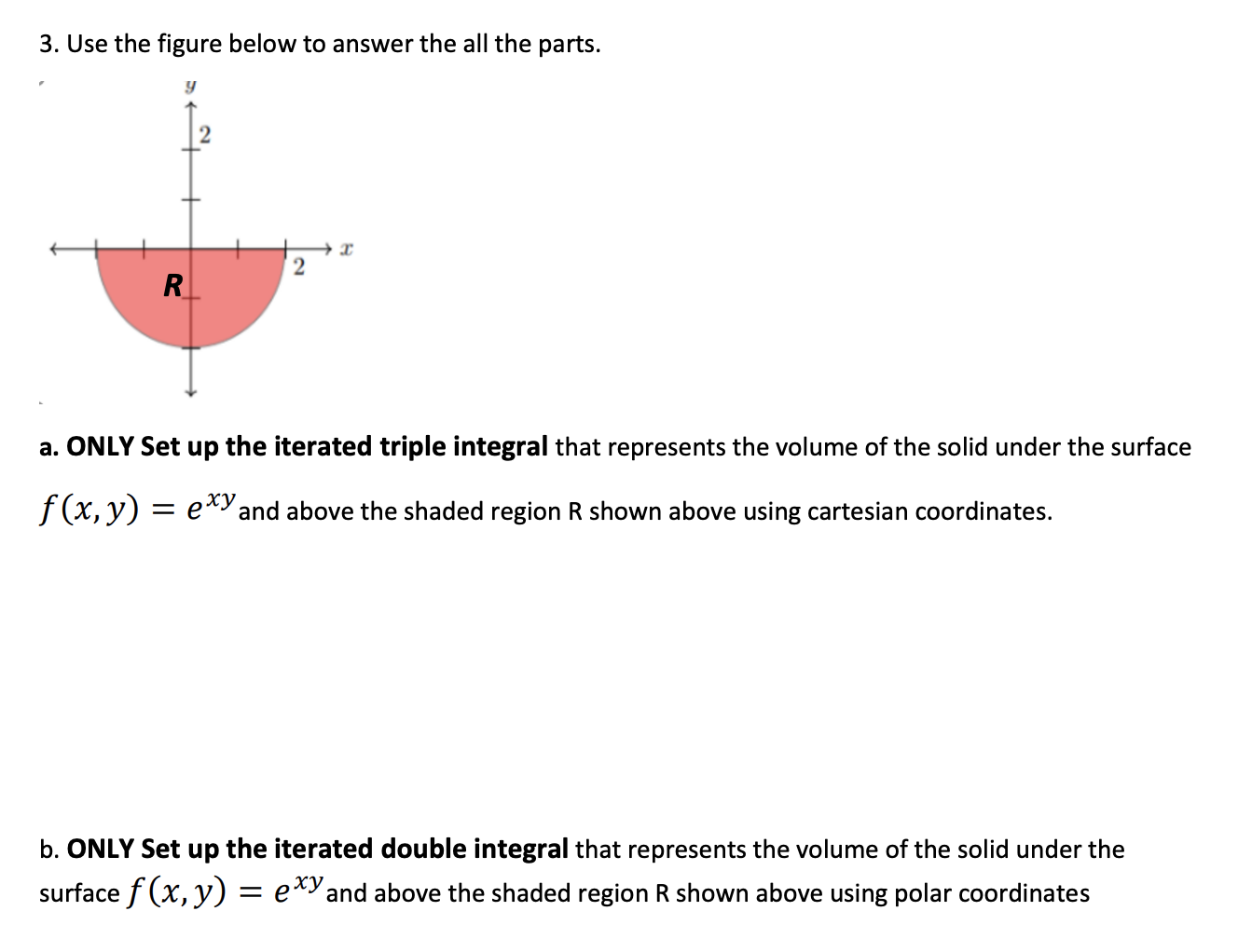 Solved 3. Use the figure below to answer the all the parts. | Chegg.com