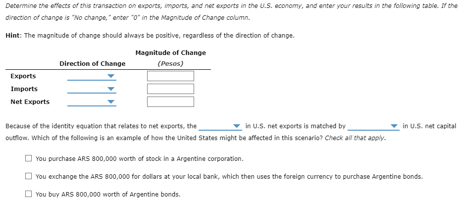 Solved 4. Net capital outflow and net exports An open | Chegg.com