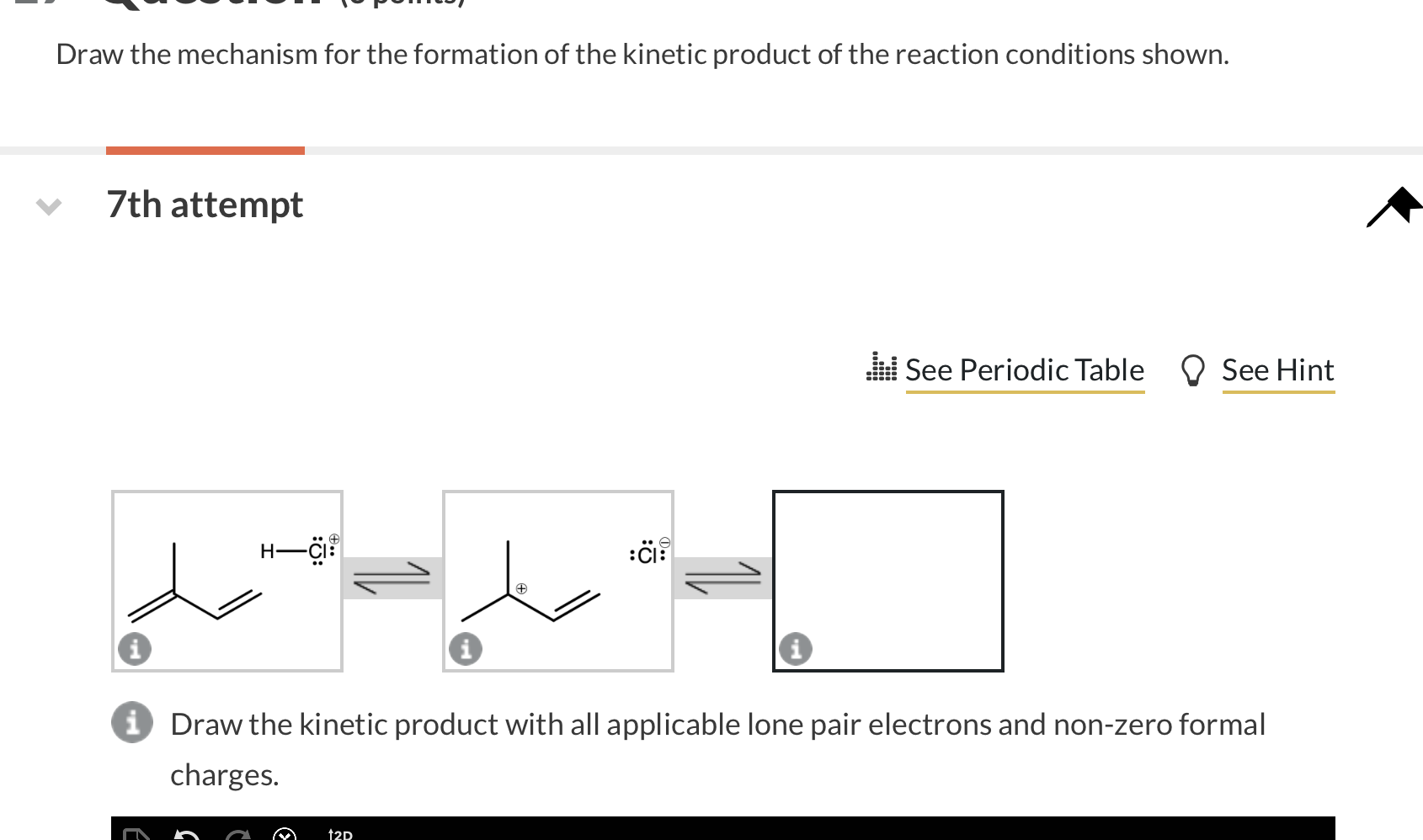 Solved Draw the mechanism for the formation of the kinetic | Chegg.com