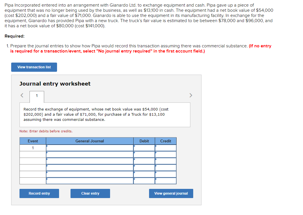 Solved 2. Prepare the journal entries to show how Pipa would | Chegg.com