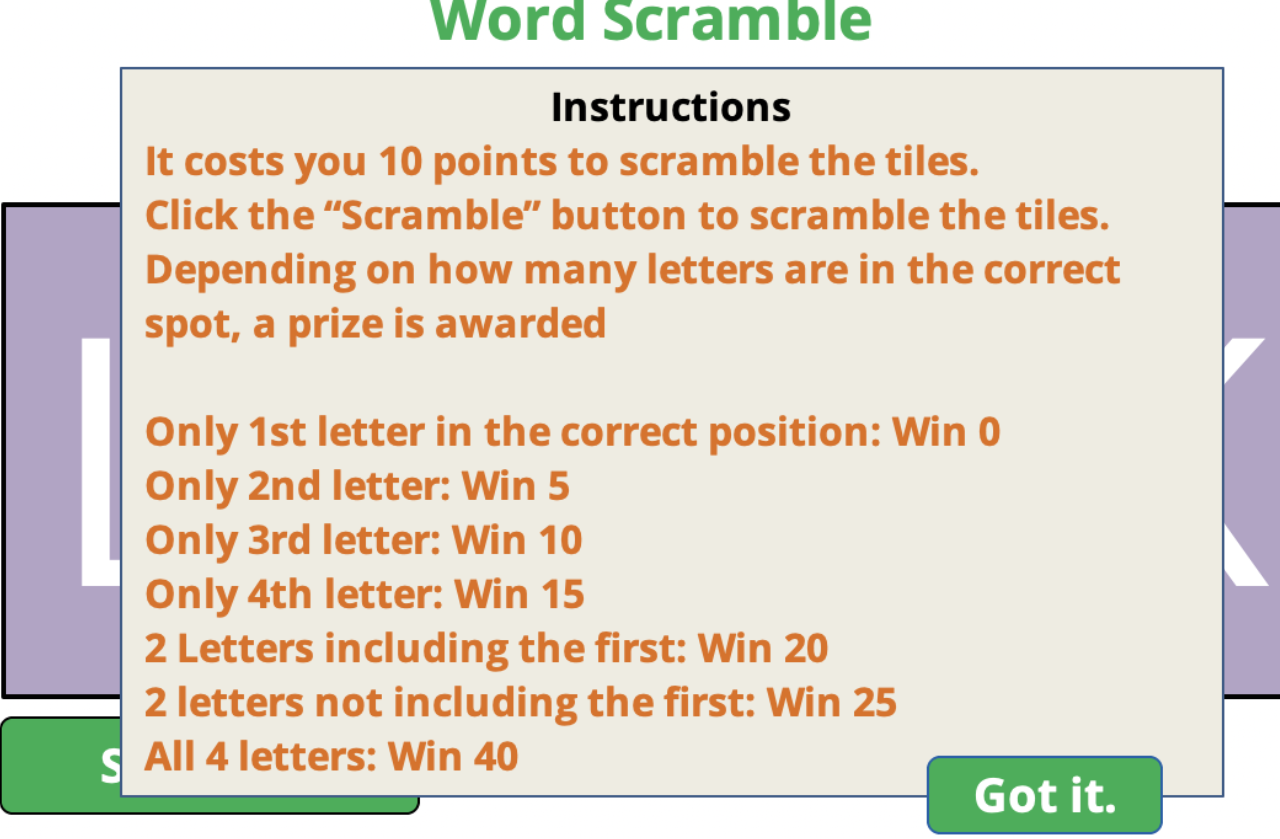 Solved For both Games Fair games, answer the following | Chegg.com