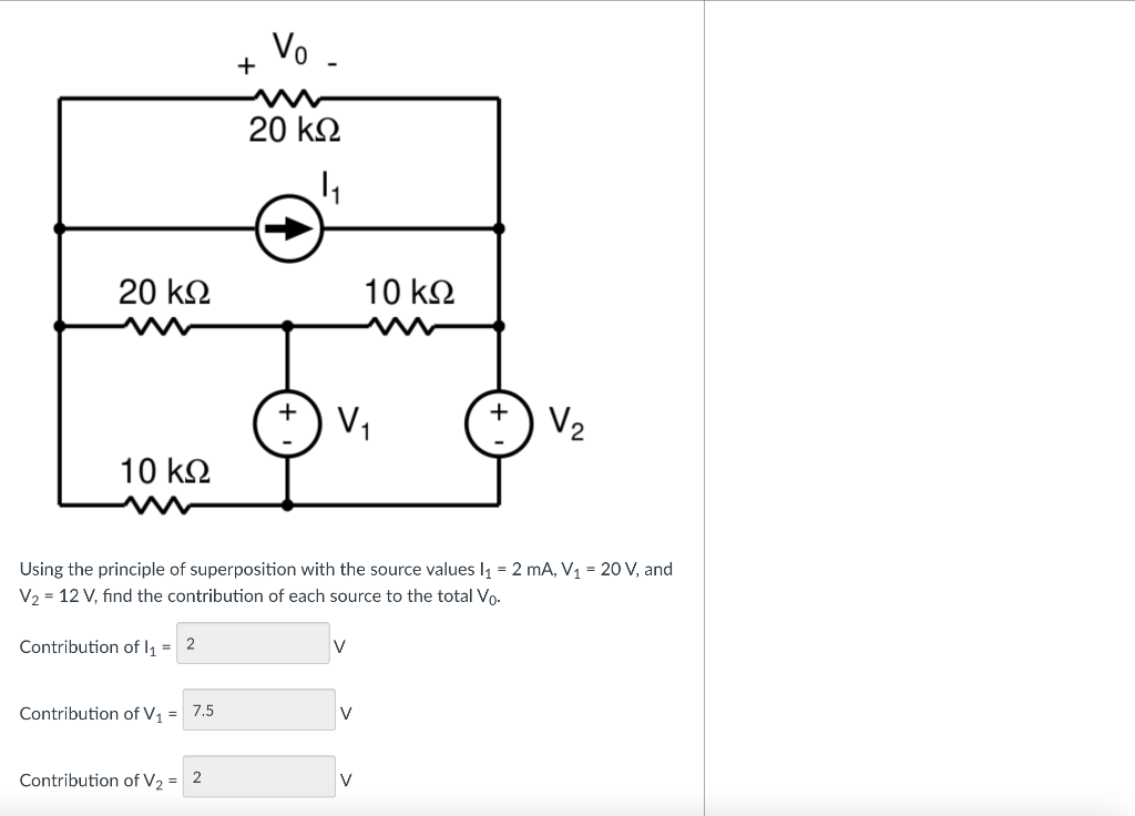 Solved Using the principle of superposition with the source | Chegg.com
