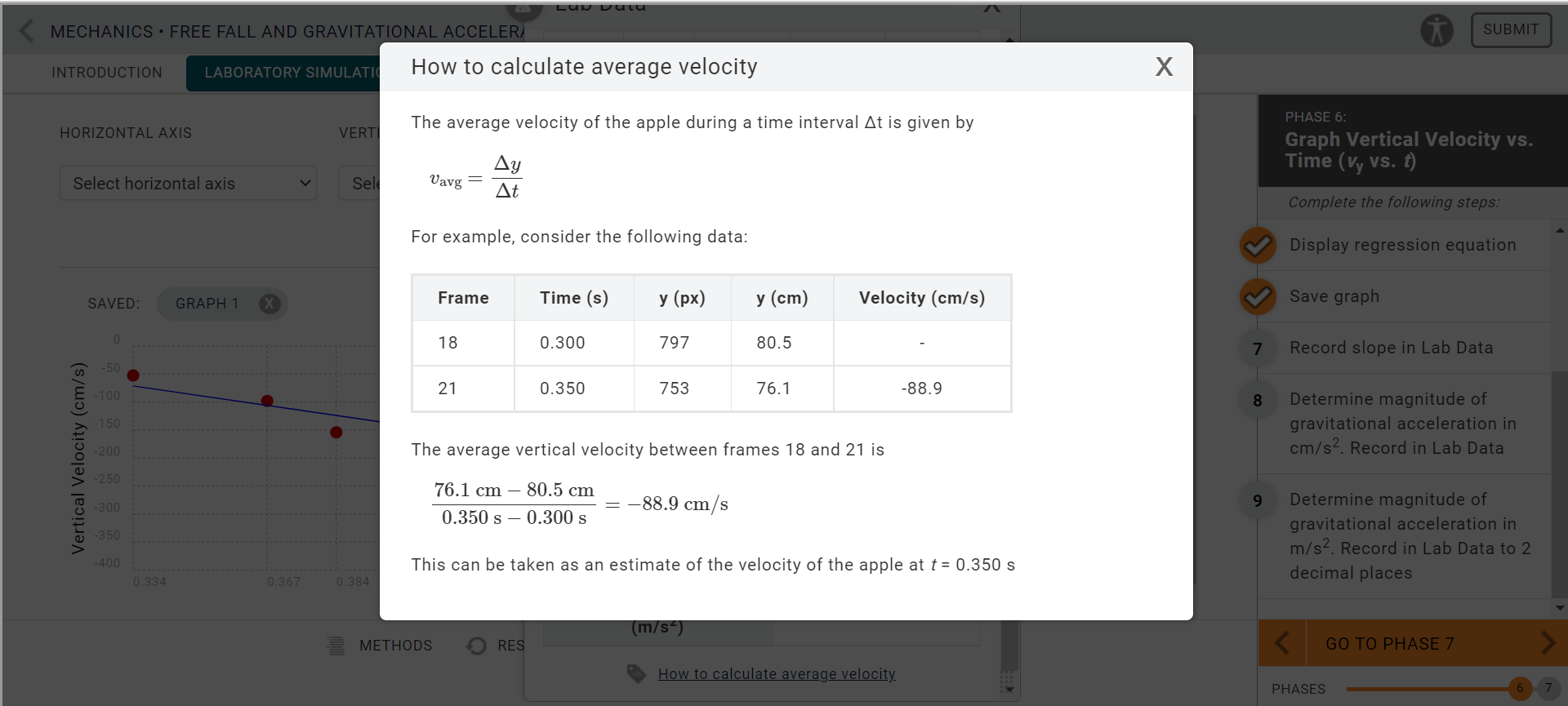 Solved How To Calculate Average Velocity The Average