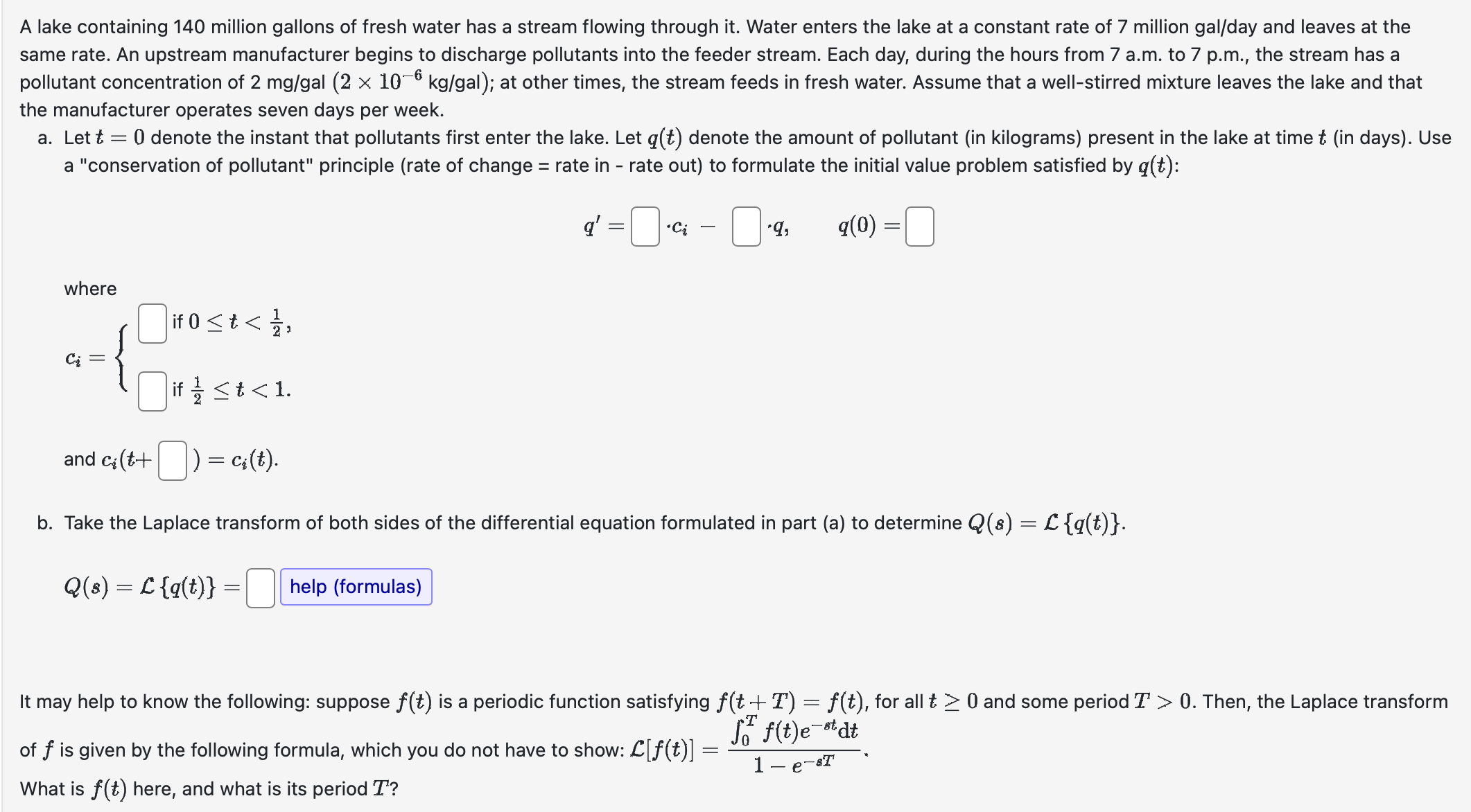 It ﻿may help to ﻿know the following: suppose f(t) is | Chegg.com