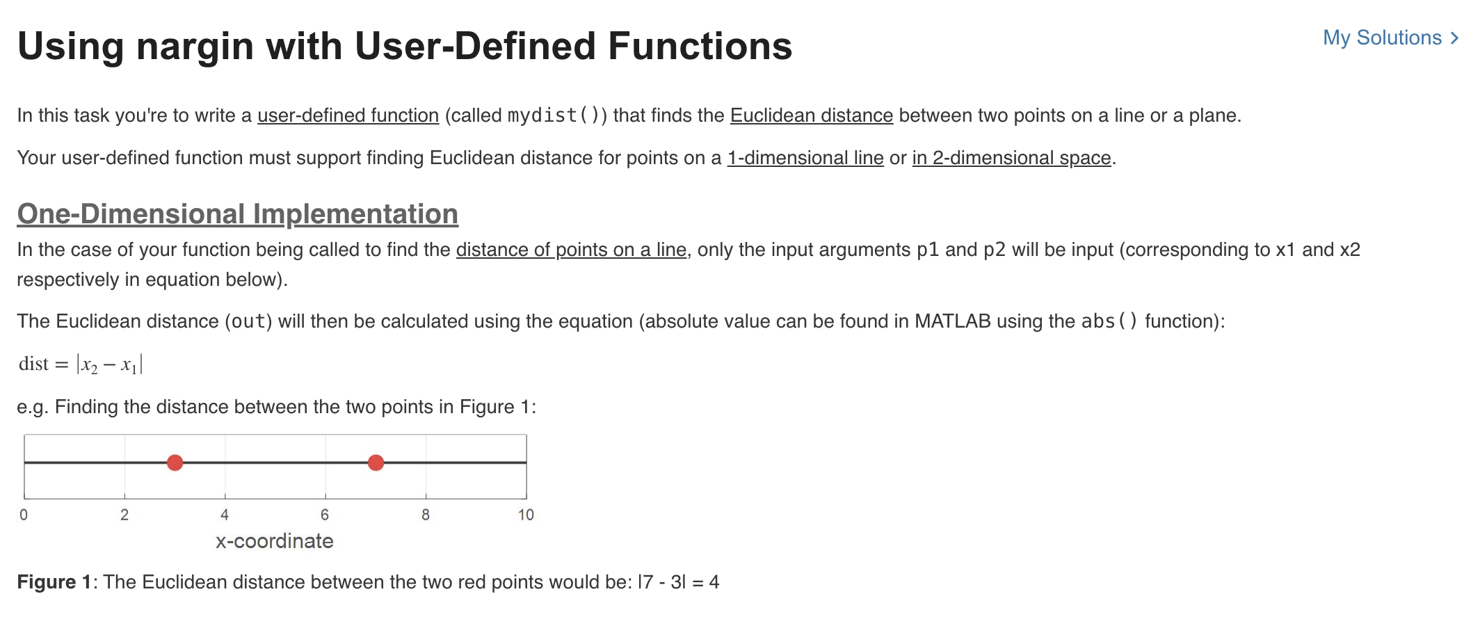 Solved Using nargin with User-Defined Functions My Solutio | Chegg.com