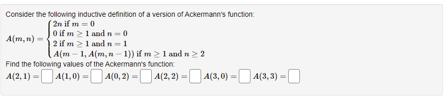 Solved n Consider the following inductive definition of a | Chegg.com