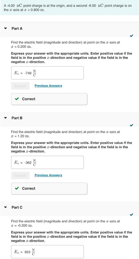 Solved A−4.00nC point charge is at the origin, and a second | Chegg.com