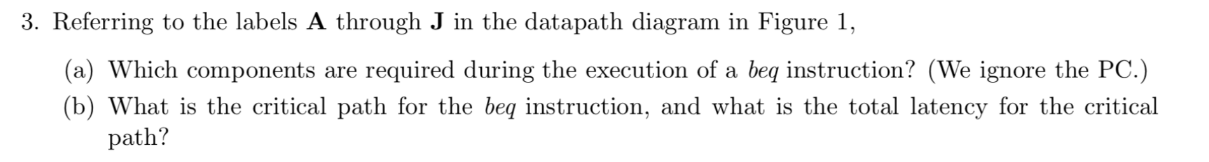 Solved Figure 1 Simplified Single Cycle Data Path3 