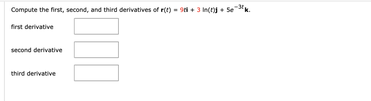 Solved Compute the derivative of the vector-valued function. | Chegg.com