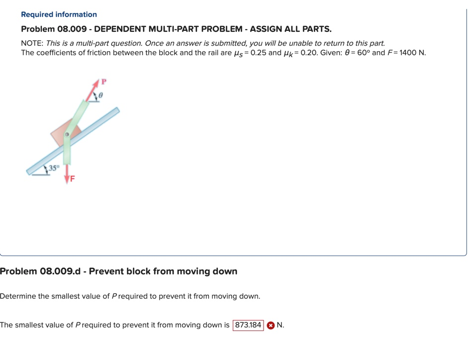 Solved Required information Problem 08.009 DEPENDENT | Chegg.com