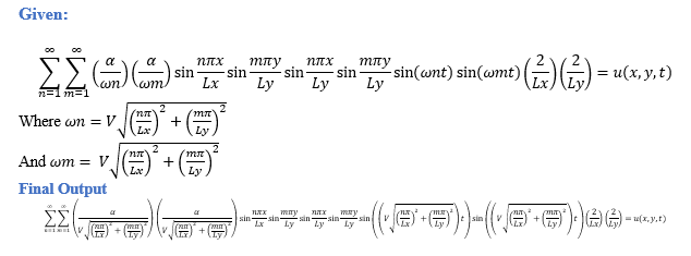 Solved Using MATLAB write a program that will produce an | Chegg.com