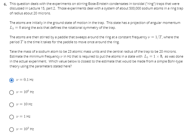 Solved I have calculated my answer using the mvr = nh/2pi | Chegg.com
