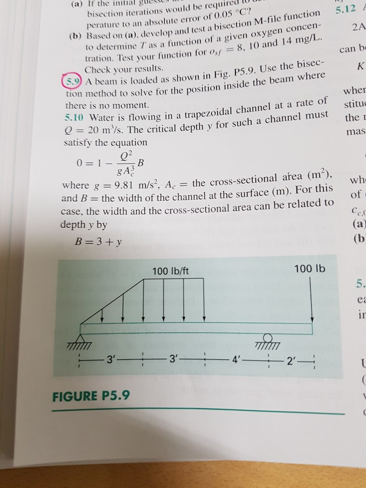 Solved (a) the initial gle bisection iterations would be | Chegg.com