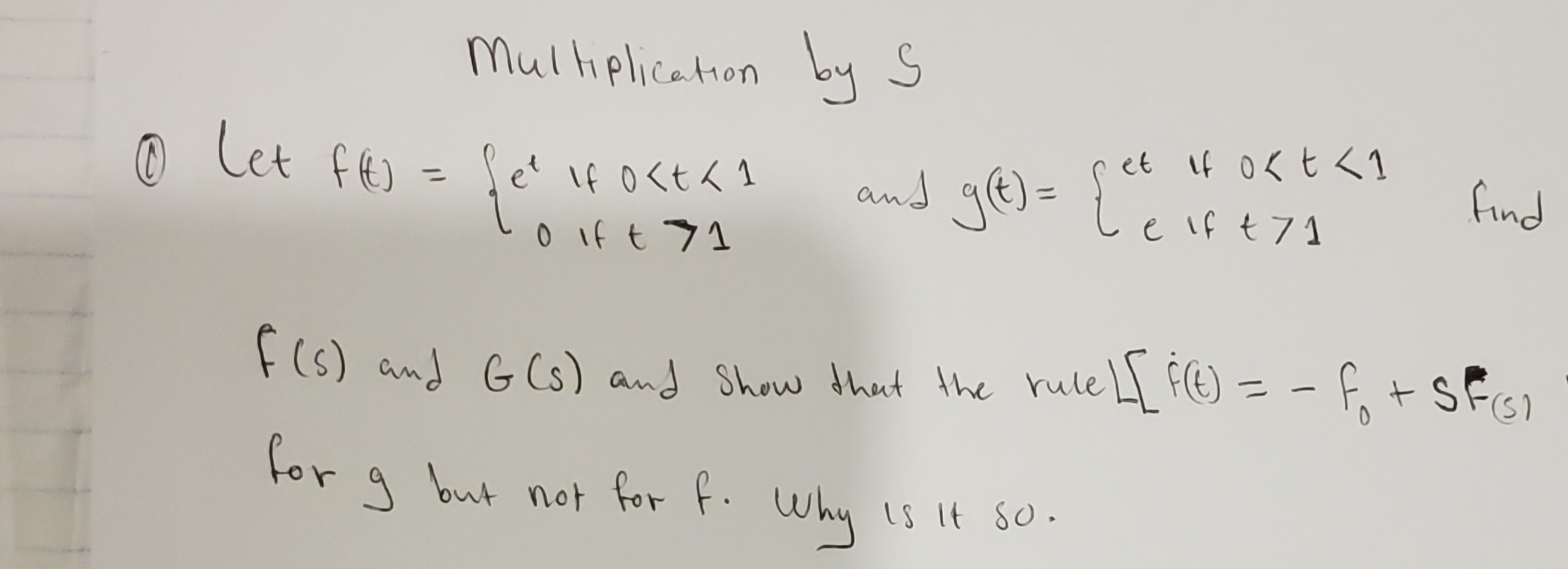 Solved Multiplication by S (1) Let \\( | Chegg.com