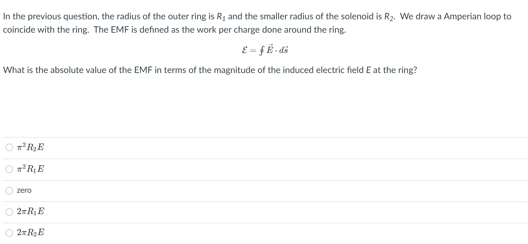 Solved A very long thin solenoid carries a time dependent | Chegg.com