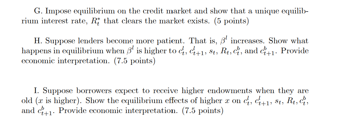 Problem \#1: Intertemporal Consumption Choice (50 | Chegg.com