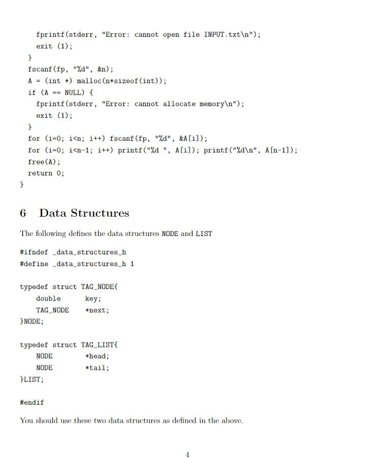 Solved I just need list_read.cpp and list_write.cpp to | Chegg.com