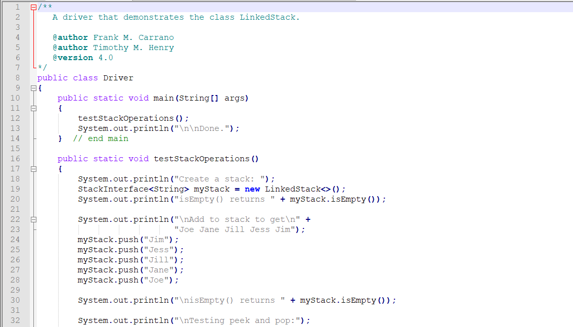 Solved [In JAVA] Download the following interface: | Chegg.com