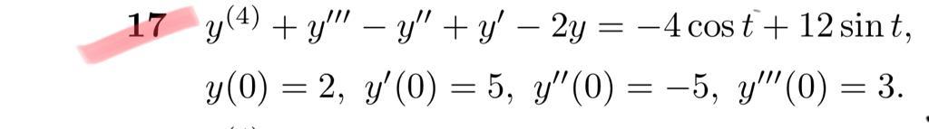 Solved find particular solution of the differential | Chegg.com