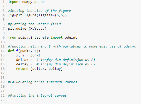 Solved Use Python to draw three different field | Chegg.com
