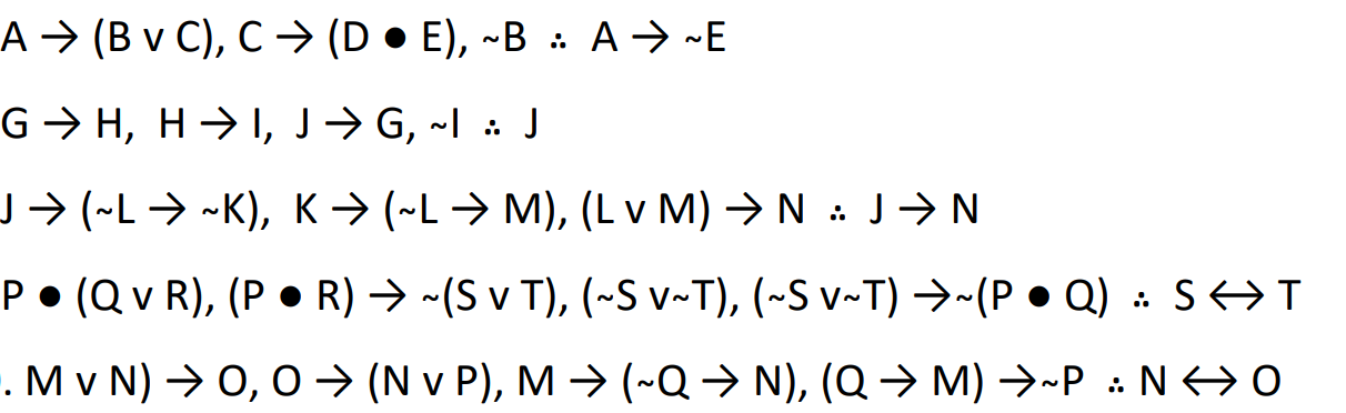Solved Use abbreviated truth tables or full truth tables to | Chegg.com