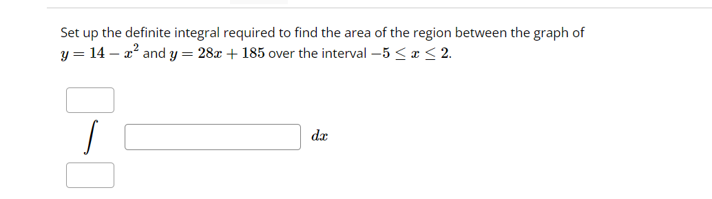 Solved Set up the definite integral required to find the | Chegg.com