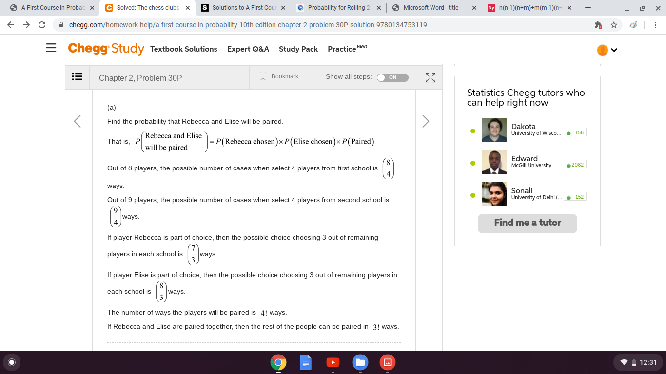 Solved Consider The Question And Answer Below Can Chegg