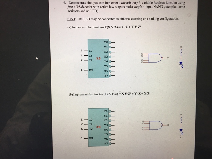 Solved 4. Demonstrate that you can implement any arbitrary | Chegg.com