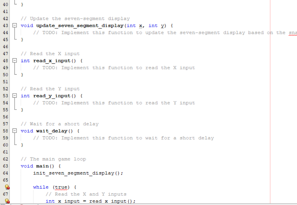 Solved I am working on a 7 segment snake with a pickit4 | Chegg.com