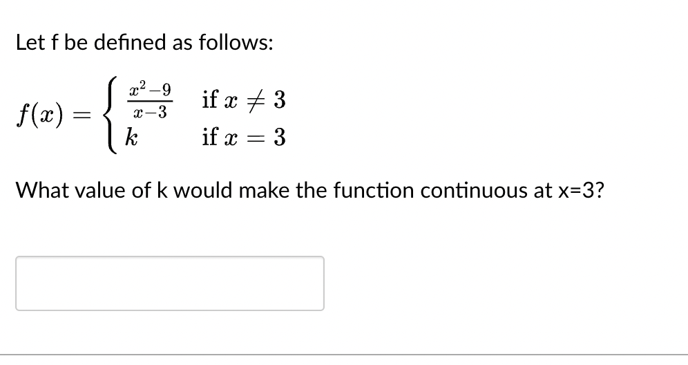 Solved Let f ﻿be defined as follows: | Chegg.com