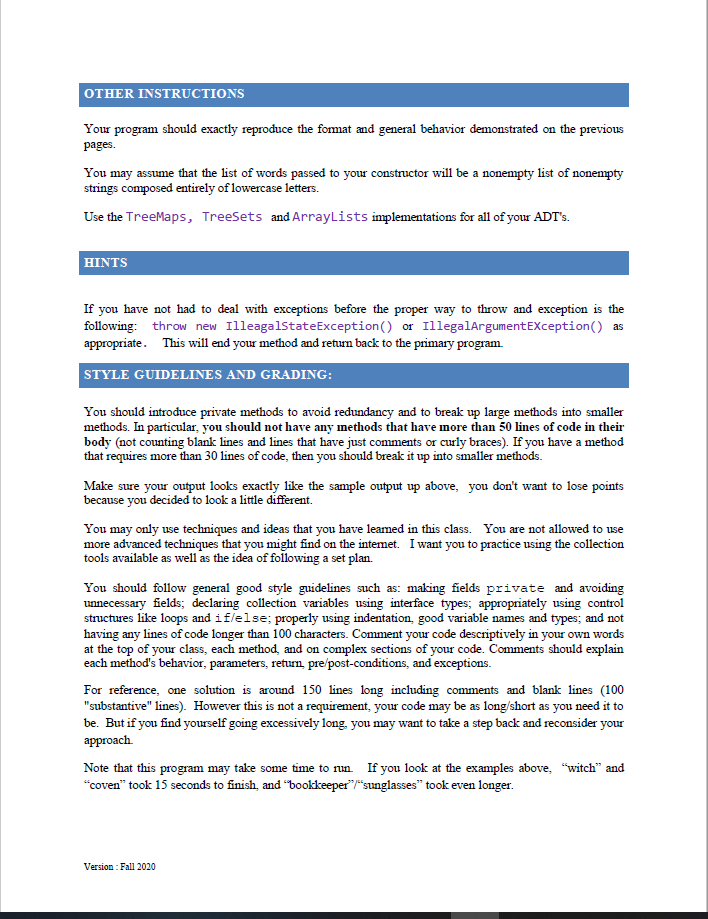 Please Help Need The Program In Java Jgrasp Need 