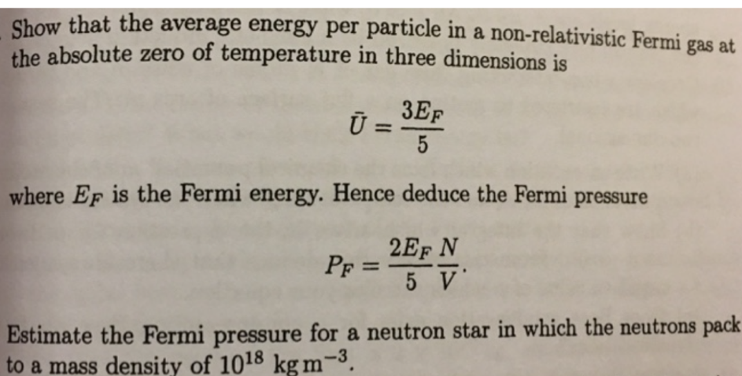 Solved Show that the average energy per particle in a | Chegg.com