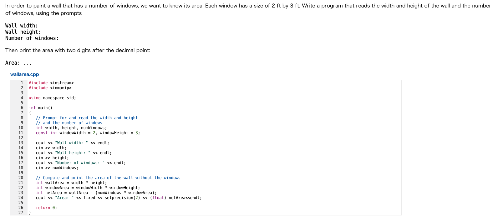 Solved In order to paint a wall that has a number of | Chegg.com