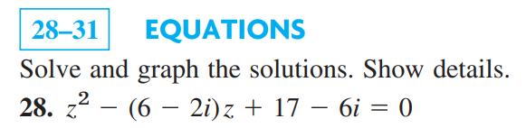 Solved 28-31 ﻿EQUATIONSSolve and graph the solutions. Show | Chegg.com